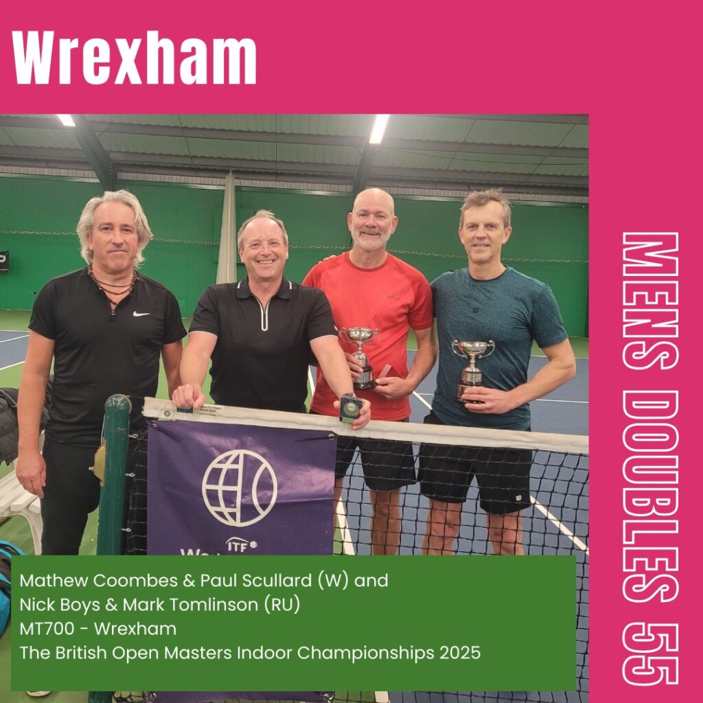Dorset Seniors Success at Wrexham - Dorset Tennis and Padel